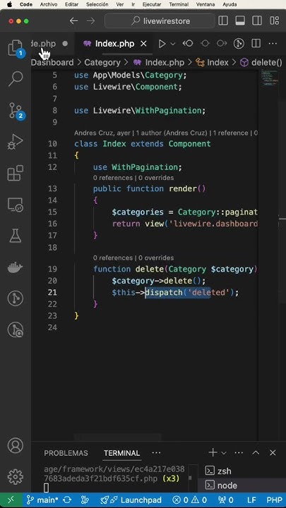 🟣 Curso Laravel Livewire - CRUD, eliminar un registro - YouTube
