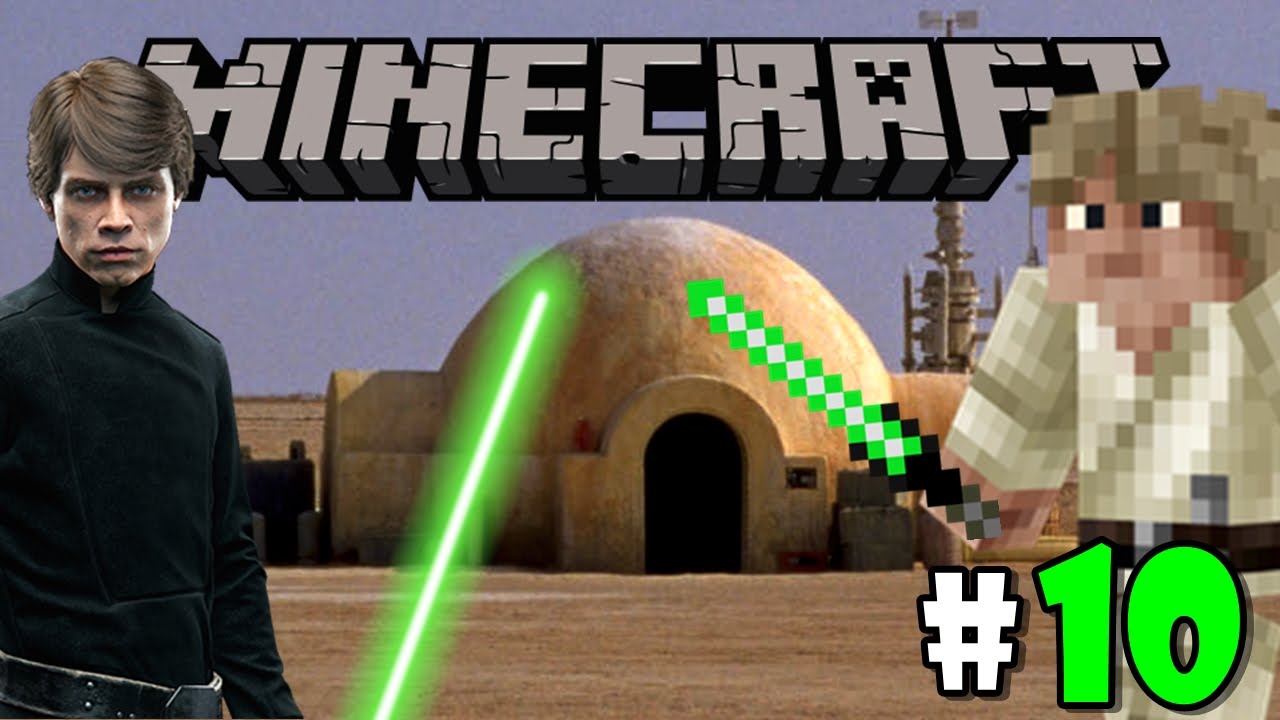 CASA DO LUKE SKYWALKER - MINECRAFT: 100 Dias #10 - YouTube