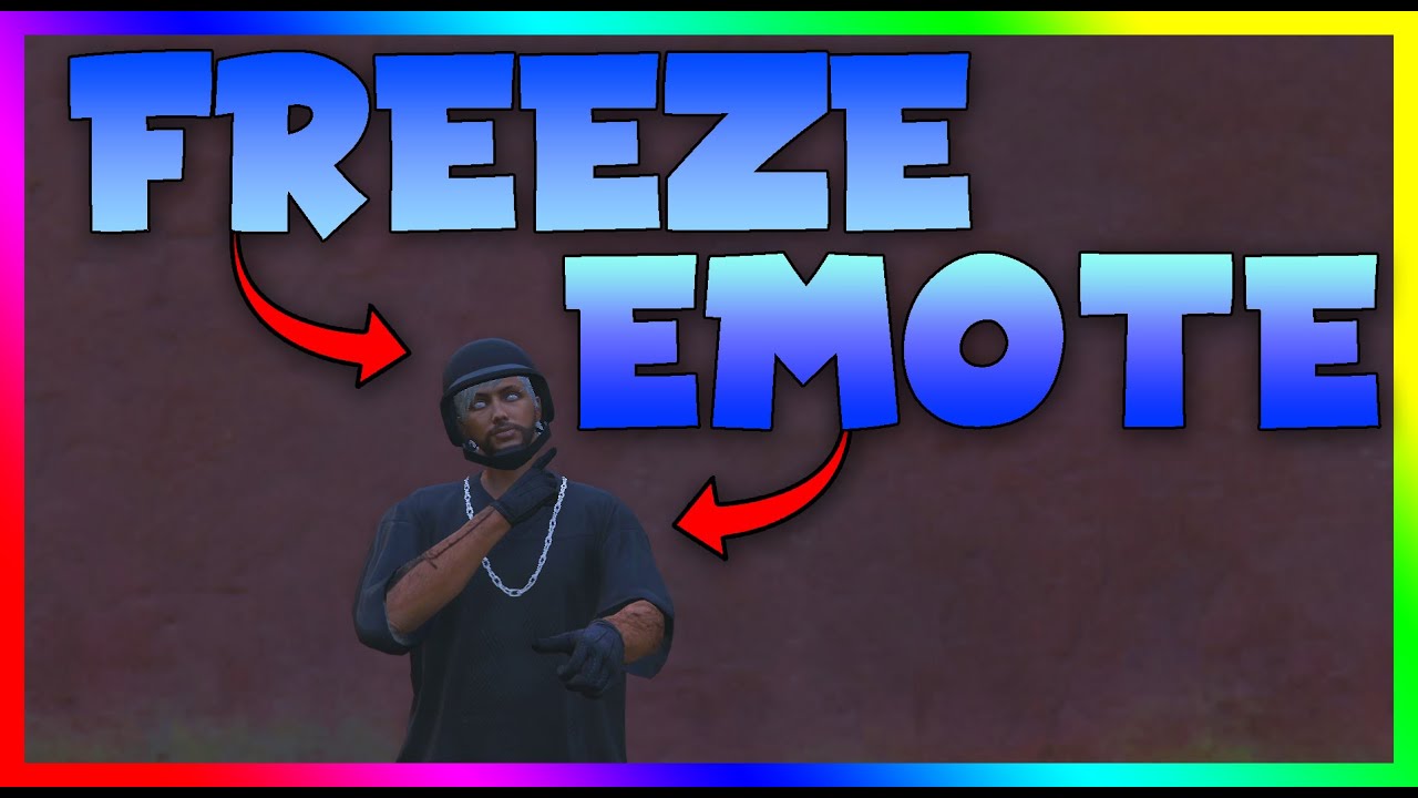 GTA 5 *EASY* FREEZE EMOTE GLITCH (GTA5 ONLINE) - YouTube