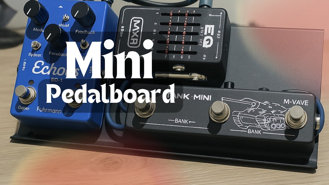 Montando Meu Mini Pedalboard | Mvave Tank Mini, MXR 6 Band EQ e ...