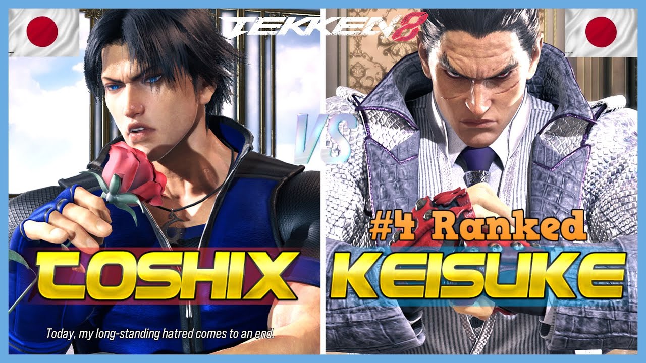 Tekken 8 Keisuke (#4 Ranked Kazuya) Vs ToshiX (Lee) Ranked Matches ...