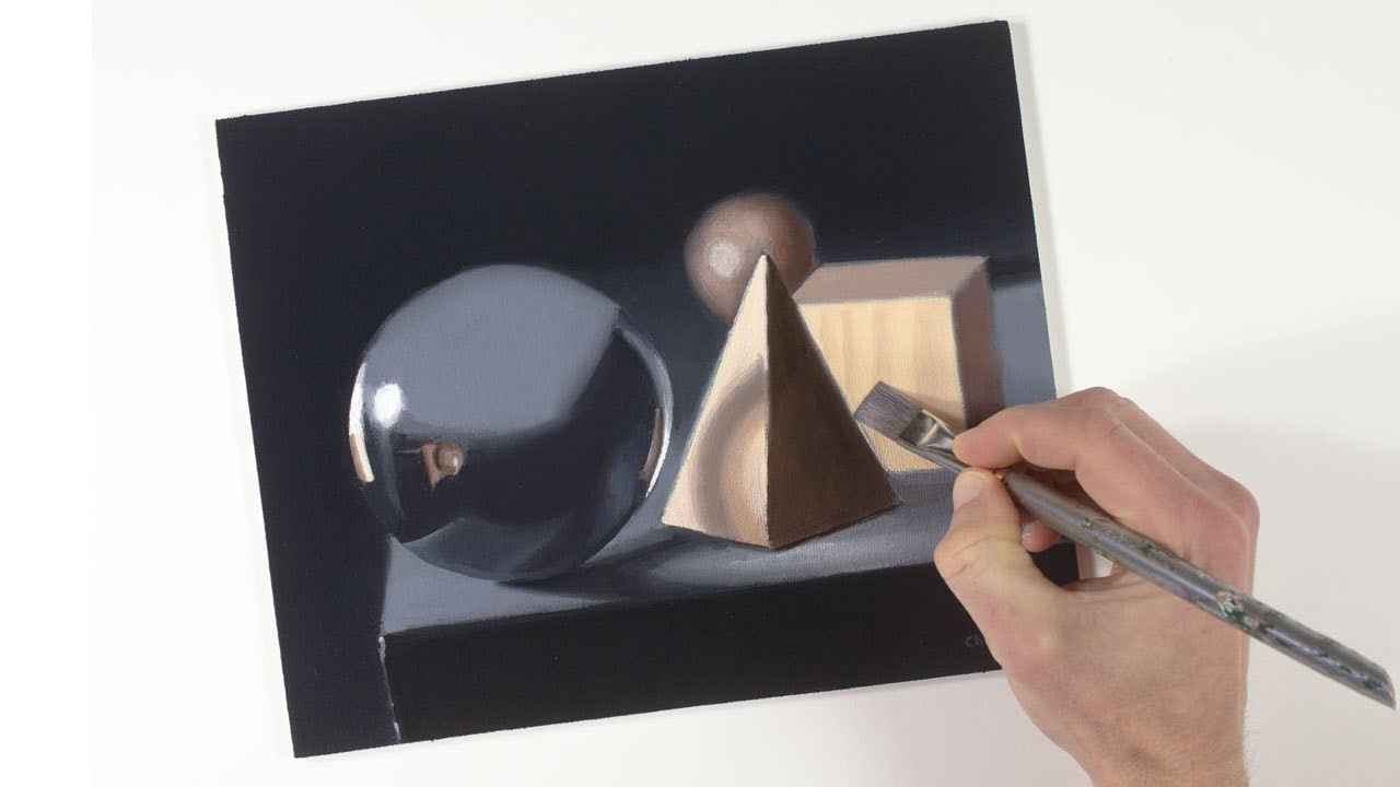 Crystal Ball - Acrylic Still Life Speed Painting - YouTube