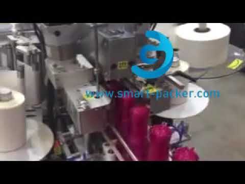 Automatic cone bottle double side front back labeling machine bottle ...