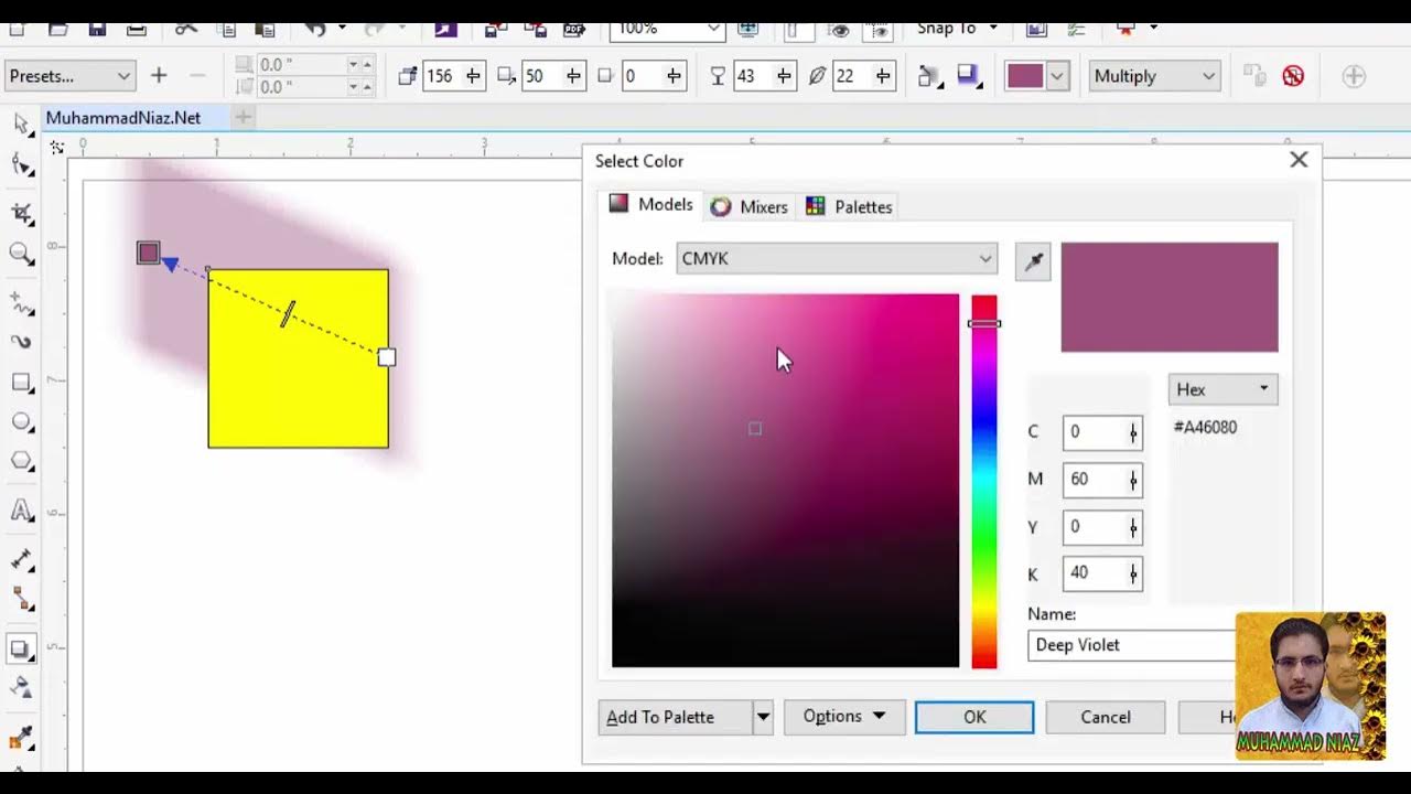54 Drop shadow tool - YouTube