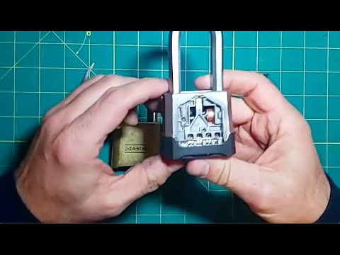 [31] Cutaway of Master Lock M176 Combo Lock - YouTube