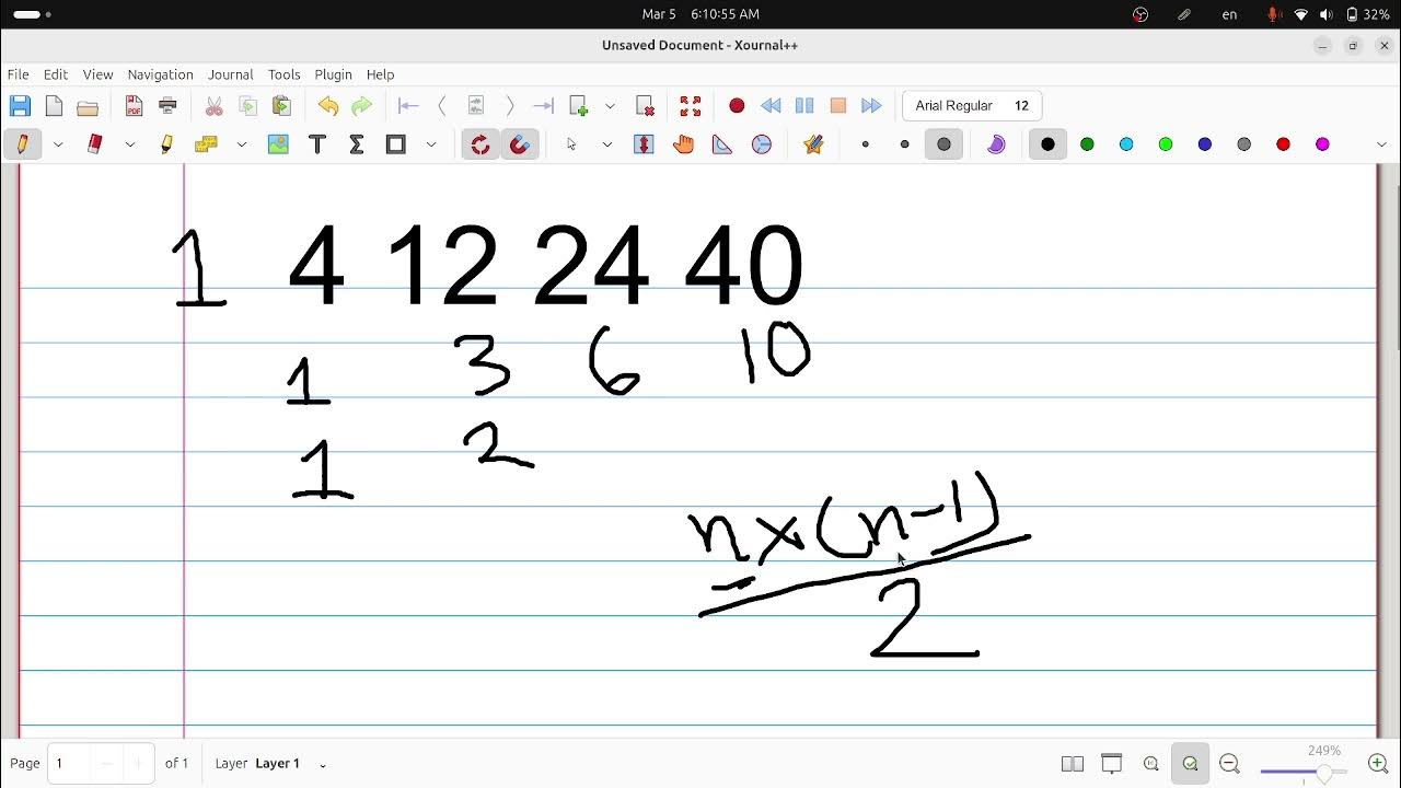 LeetCode - (2579) Count Total Number of Colored Cells - YouTube