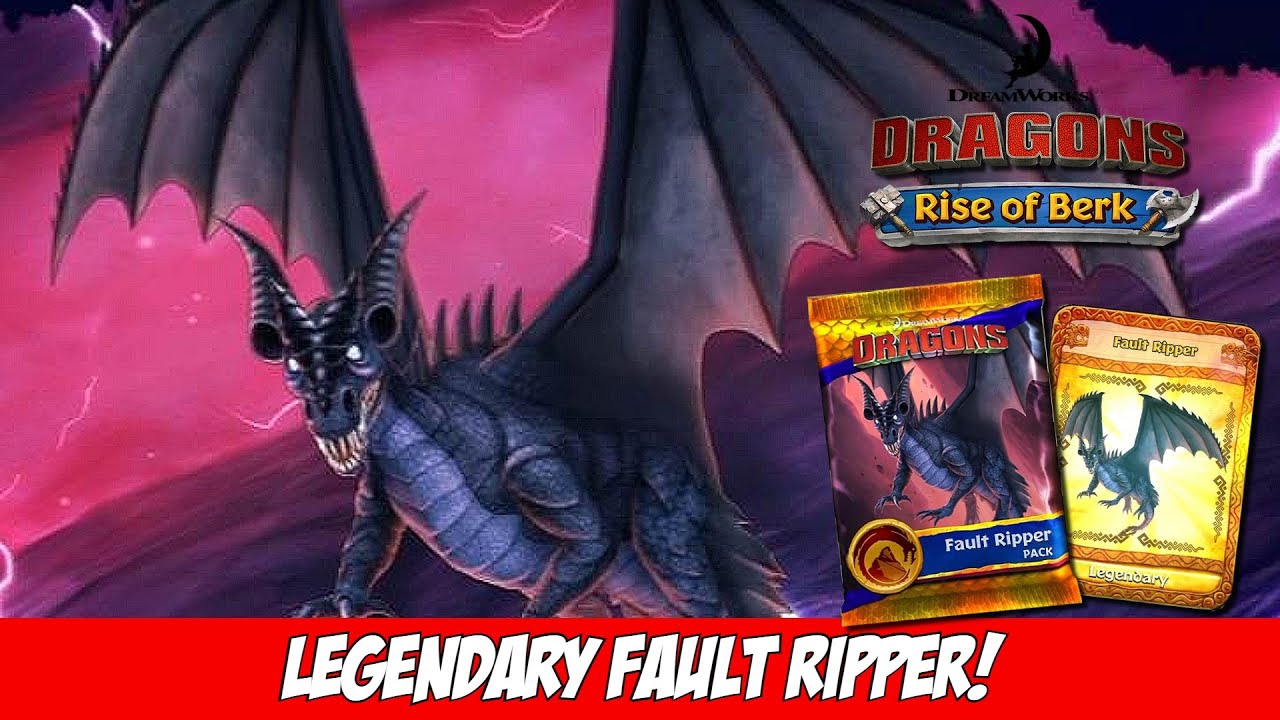 NEW LEGENDARY DRAGON "FAULT RIPPER" | Dragons: Rise of Berk - YouTube