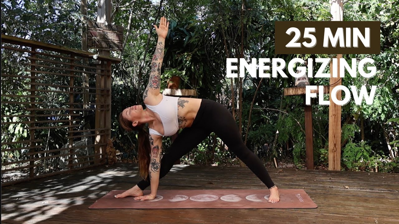25 MINUTE YOGA FLOW || Energizing Yoga Flow, Intermediate Level - YouTube