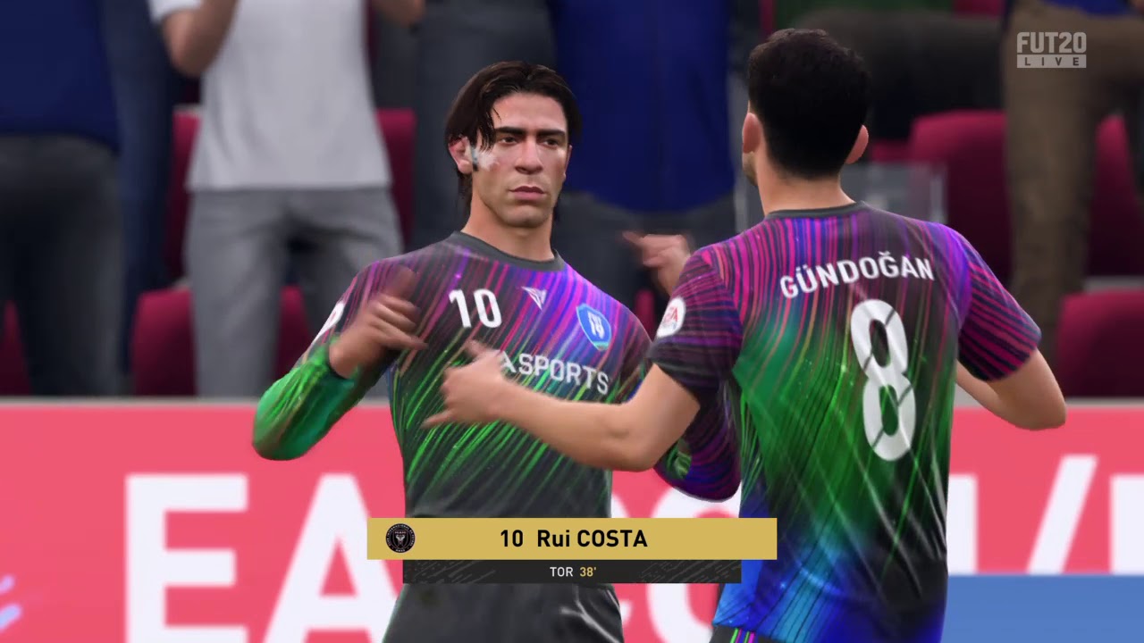 FIFA 20 Rui Costa PERFECT Flick Volley - YouTube