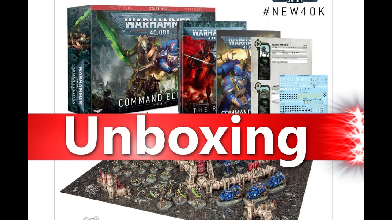 Warhammer 40k Command Edition Starter UNBOXING - YouTube