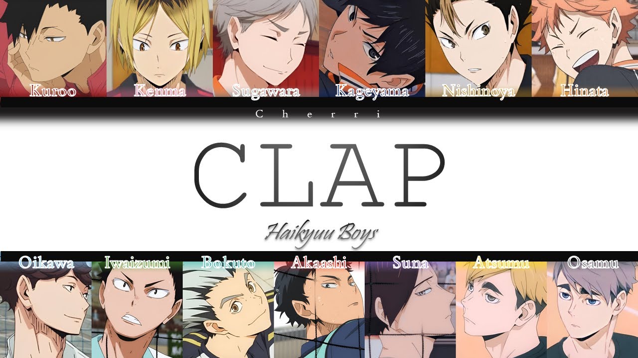 How would Haikyuu sing 'Clap' (SEVENTEEN) (Color coded lyrics) - YouTube