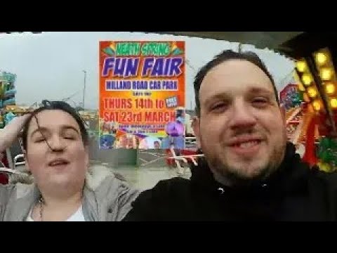Neath Spring Fair | we got soaked but kept Riding - YouTube