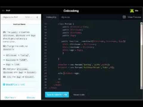 Codecademy PHP Property Panic 2 - YouTube