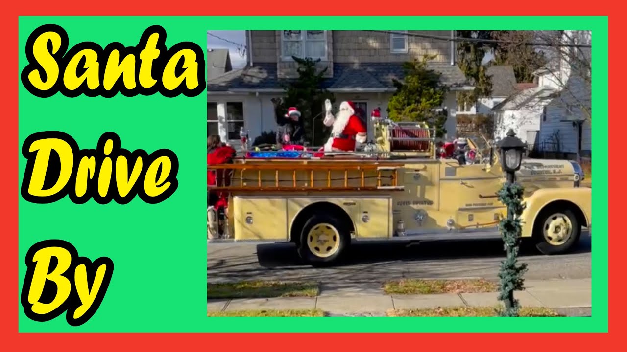 Santa Drive By - YouTube