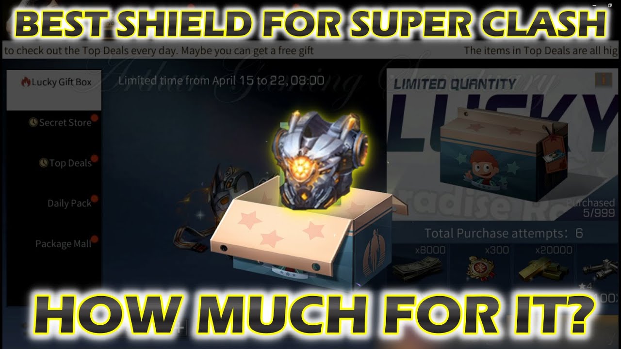 Lifeafter Gacha Must Have Shield for Super Clash! and How Much to Get ...