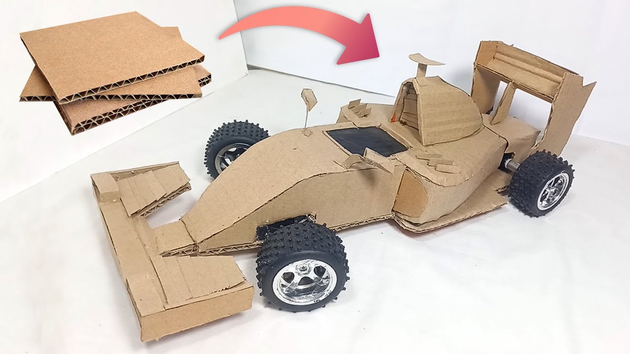 como hacer un super auto de formula 1 con materiales caseros | hazlo tu ...