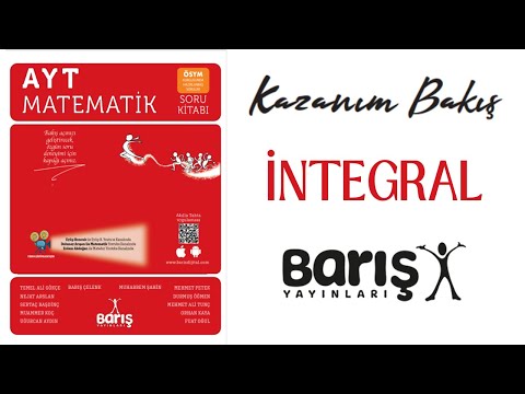 İntegral Kazanım Bakış Test-9  Barış Yayınları Ayt Matematik Soru Bankası