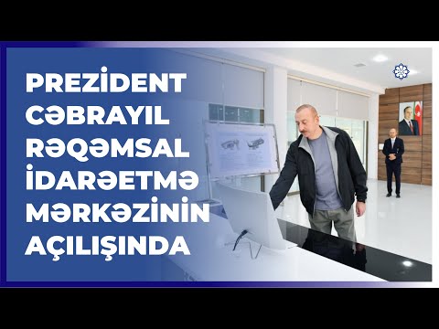 “Azərişıq” ASC-nin Cəbrayıl Rəqəmsal İdarəetmə Mərkəzi istifadəyə verilib