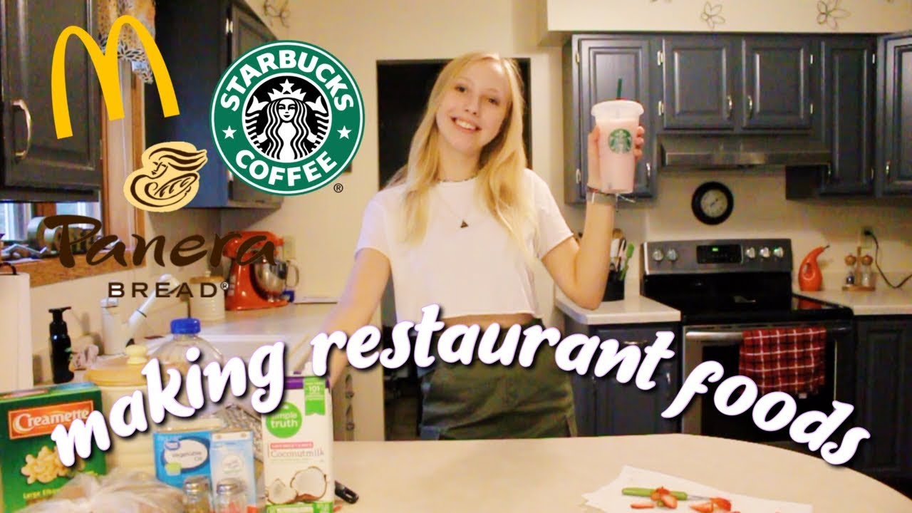making restaurant foods! - YouTube