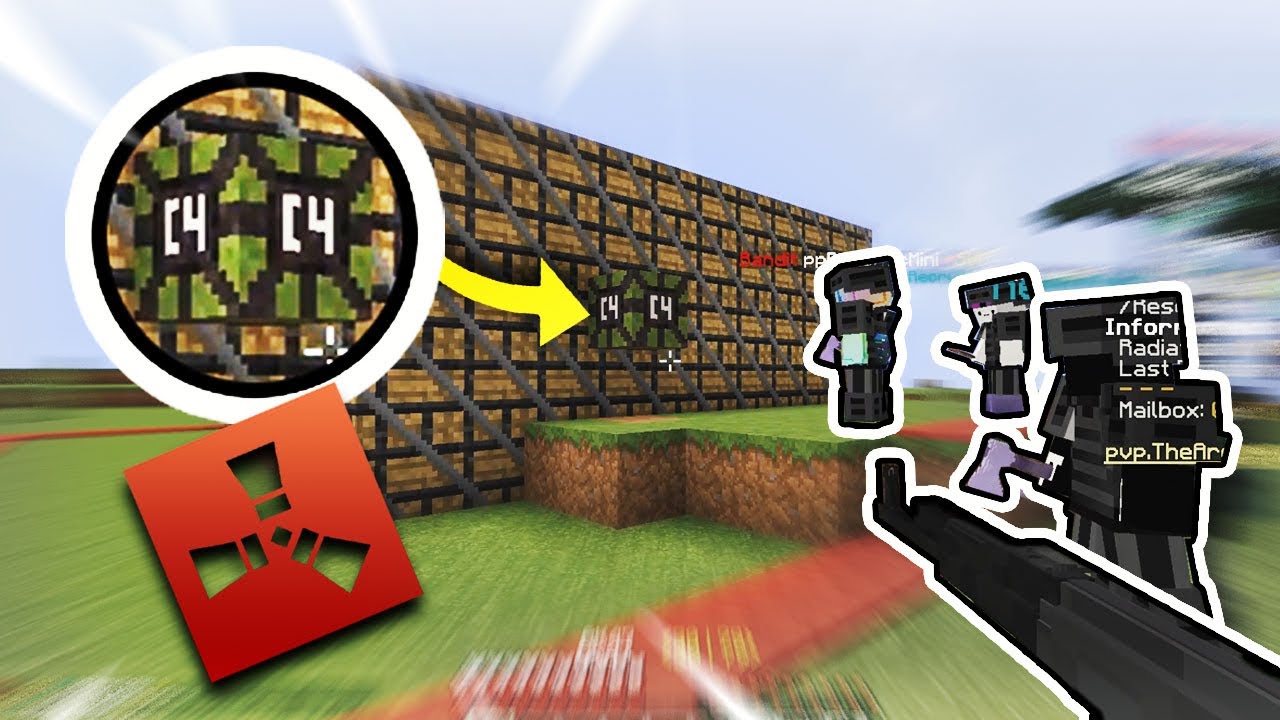 RAIDING WITH C4 EXPLOSIVES - RUST IN MINECRAFT #3 - YouTube