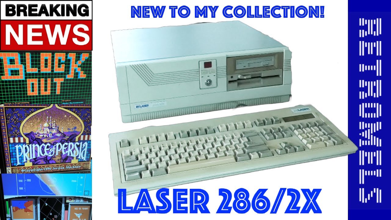 An awesome Laser 286/2X Computer! - YouTube