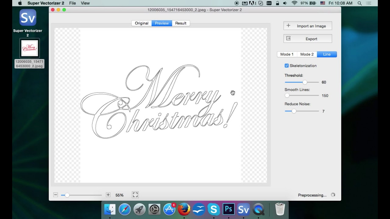 Image to SVG Vector Converter Mac and Win - Image Outline Vector Software Super Vectorizer - YouTube