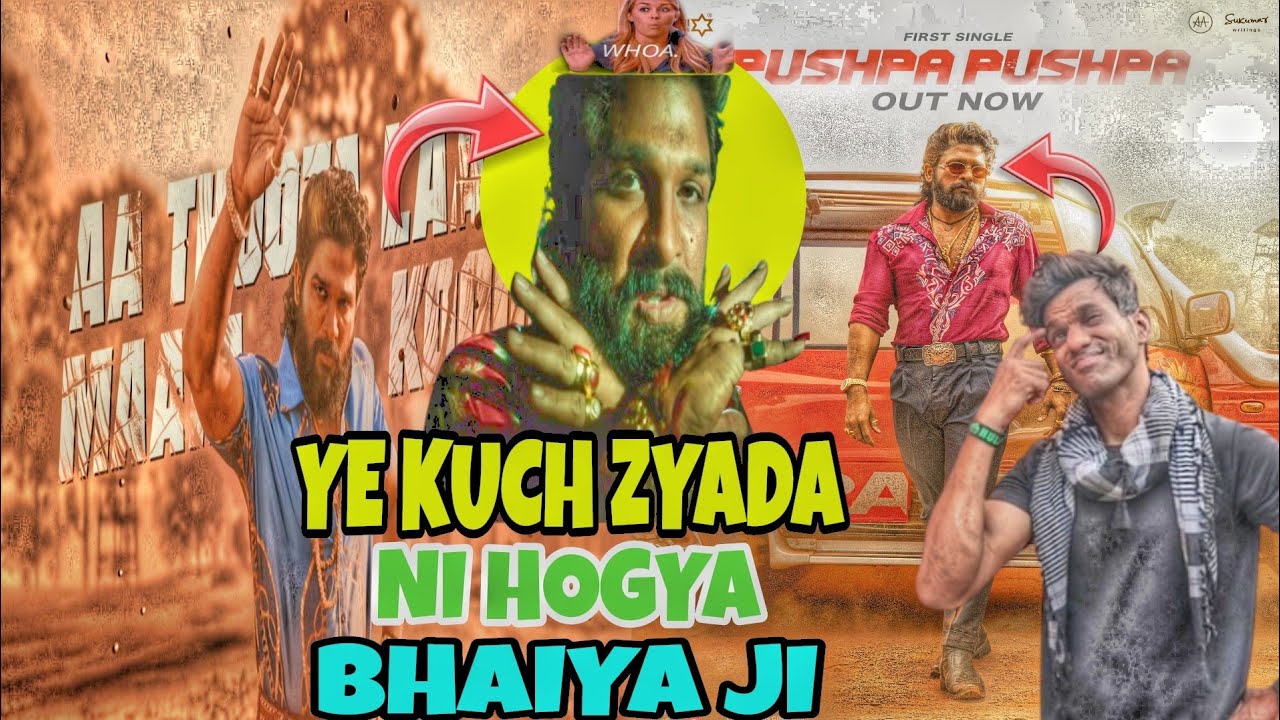 PUSHPA PUSHPA RAJ SONG REVIEW REACTION BY Filmy Sid 😮😮😮#puspa2 # ...