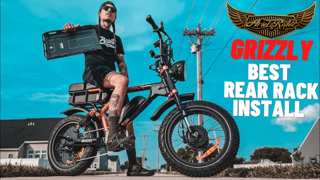 Ariel Rider Grizzly Rear Rack Install - YouTube