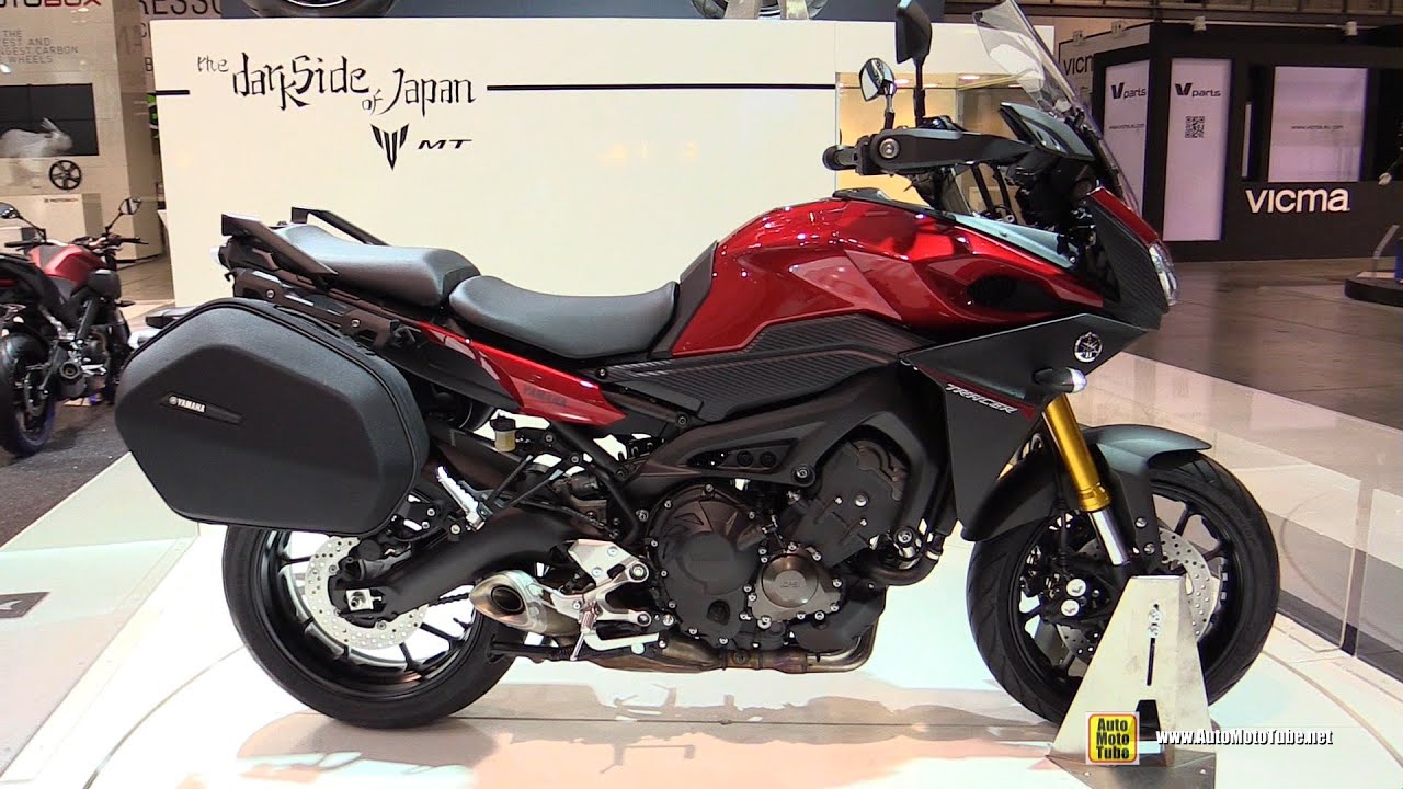 2015 Yamaha MT-09 Tracer - Walkaround - Debut at 2014 EICMA Milan ...