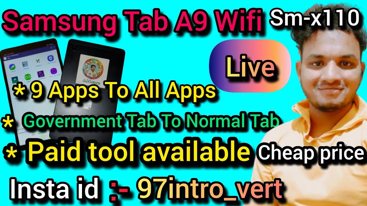 jagananna Tab sm-x110 reset solution || jagananna Tab Live reset || sm ...