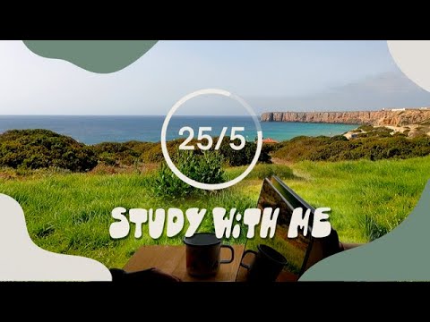 4H STUDY WITH ME 🌿🌊 I Relaxing Morning in Portugal I Lofi Music ...
