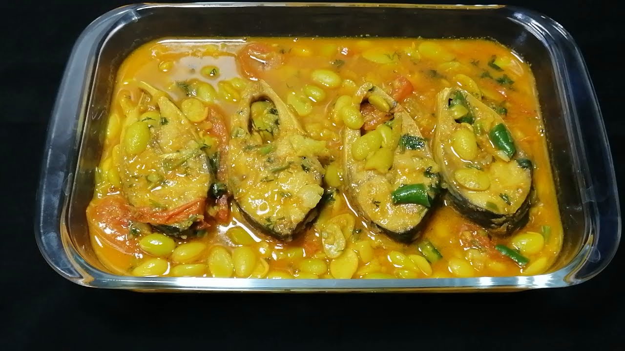 খুবই সহজ শিমের বিচি রান্না Shimer Bichi Diye Mach Ranna | Fish And Bean ...