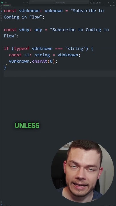 Any Vs Unknown In Typescript Typescript Typescripttutorial Typescriptdevelopment Javascript