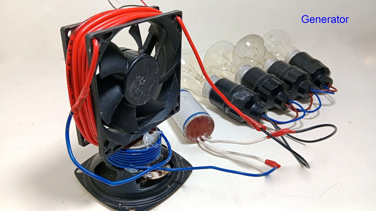 Amazing New Self Running Motor Generator 230v 23000kw - YouTube