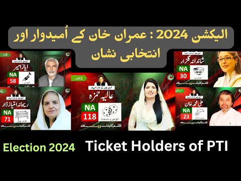 Election 2024 | List of PTI candidates and election symbles ...
