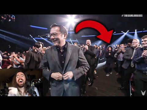 Asmongold finds the Exact Moment a Kid Walked Up the Game Awards Stage