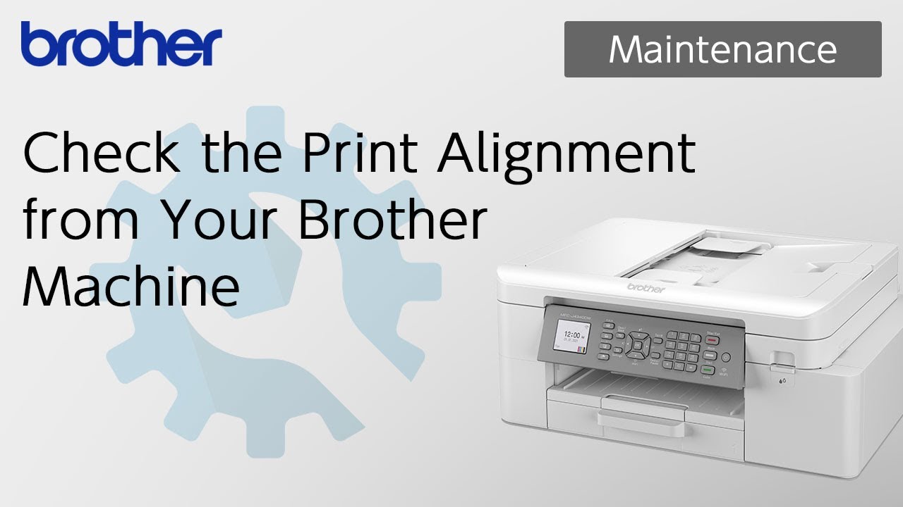 Check the Print Alignment from Your Brother Machine 1.8c [Brother ...
