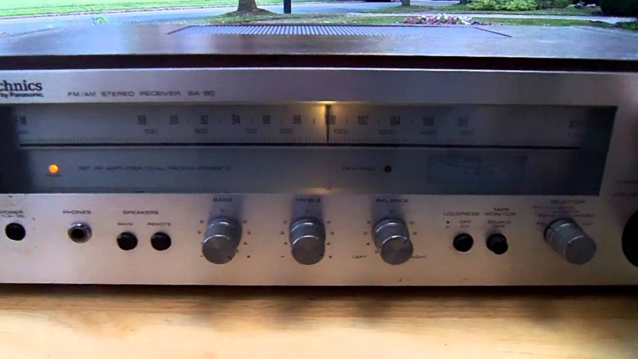 Technics SA-80 Vintage 70s Receiver - YouTube