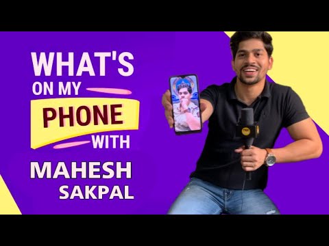 What's On My Phone Ft. Mahesh Sakpal | Aboli fame | Marathi serial ...