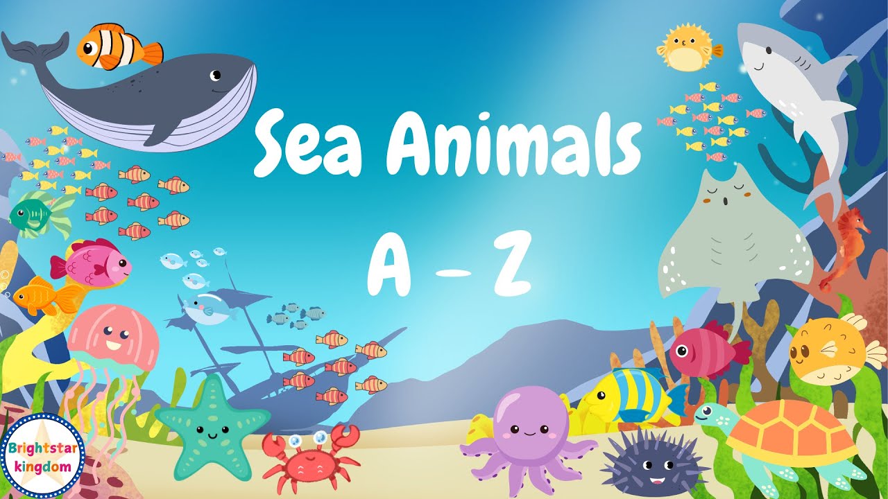 🌊 A to Z Aquatic Animals 🌊 |🐠 Learn A to Z Sea & Ocean Animals for Kids ...
