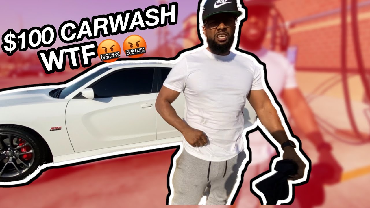 2021 DODGE CHARGER SCAT PACK CAR WASH FOR A $100 DOLLAR - YouTube