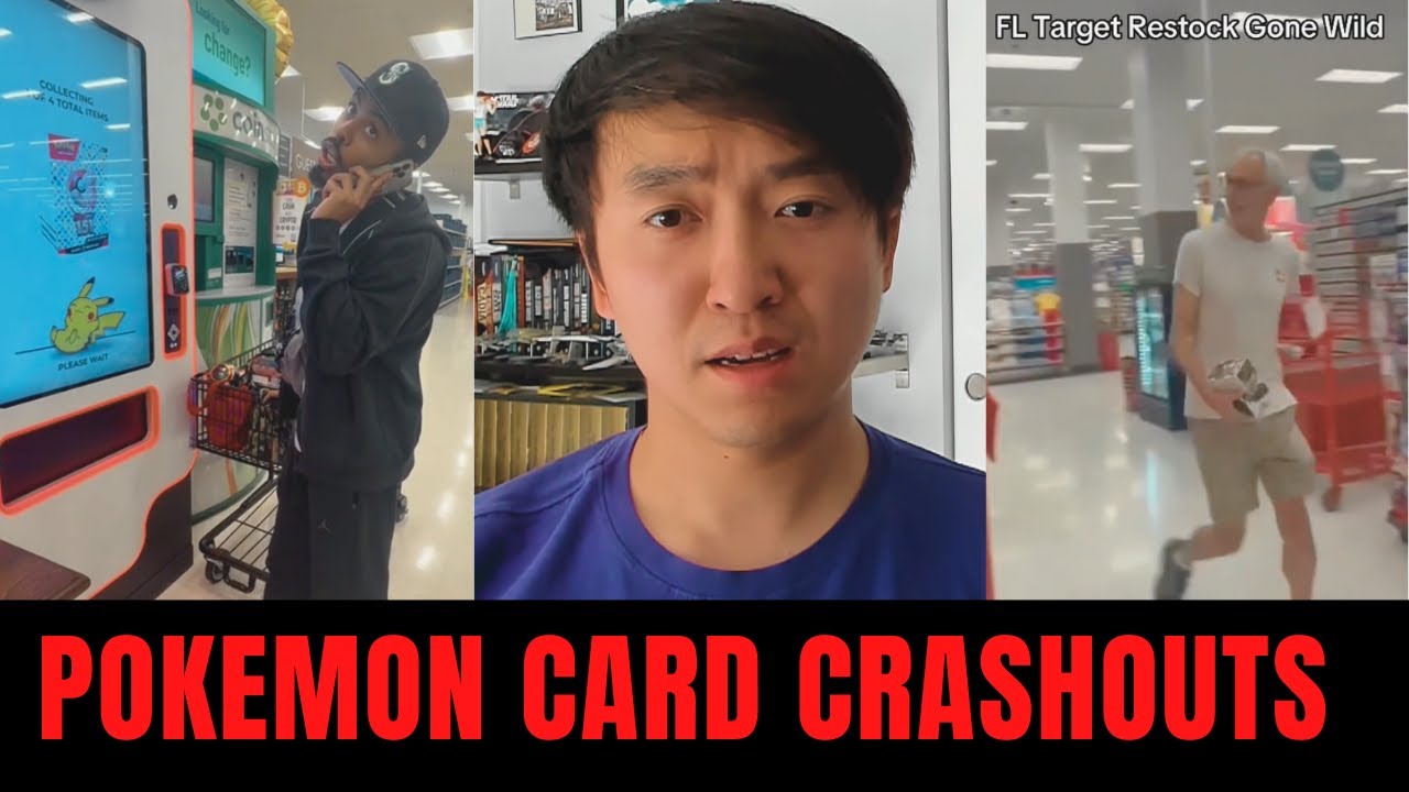 Pokemon Card Crashouts Becoming More Unhinged - YouTube