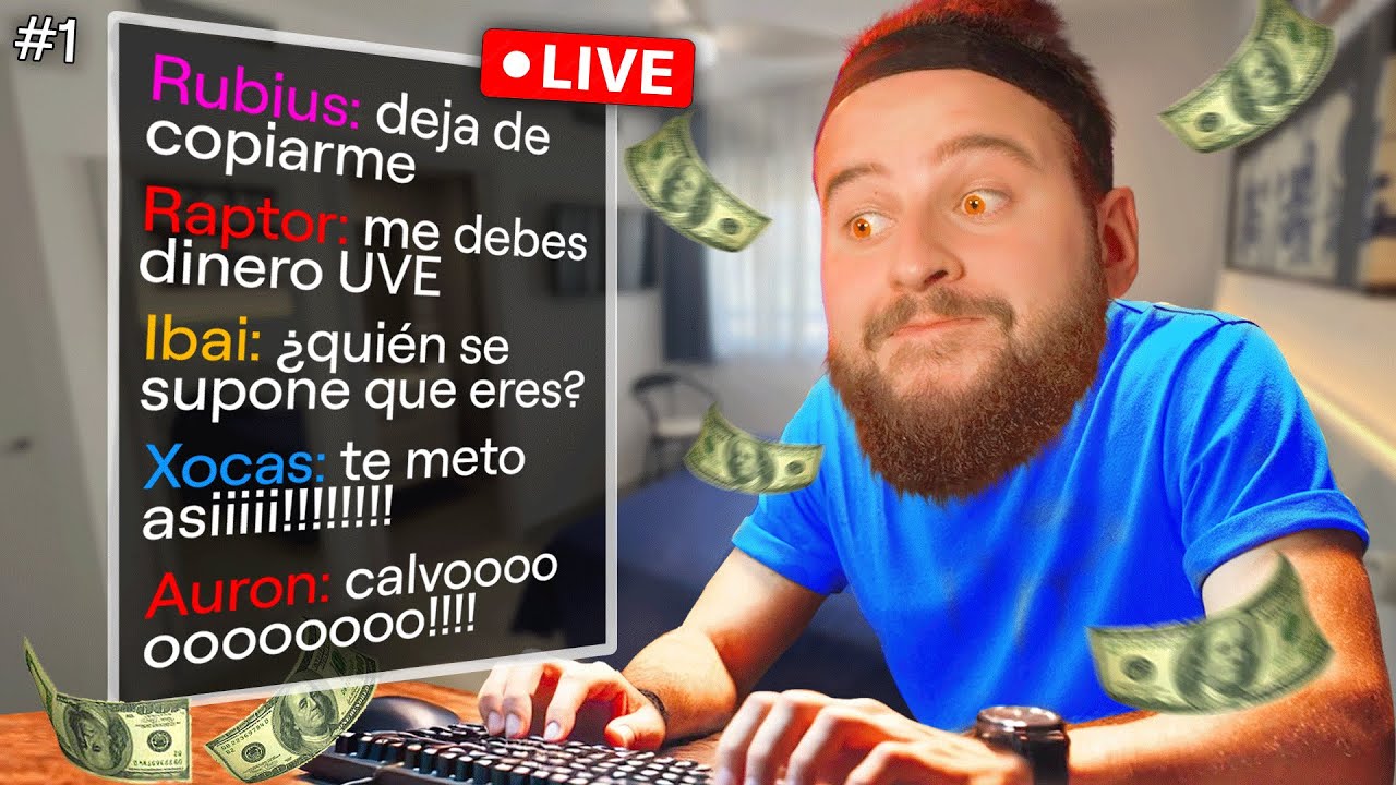 MI PRIMER DÍA COMO STREAMER #1 - YouTube