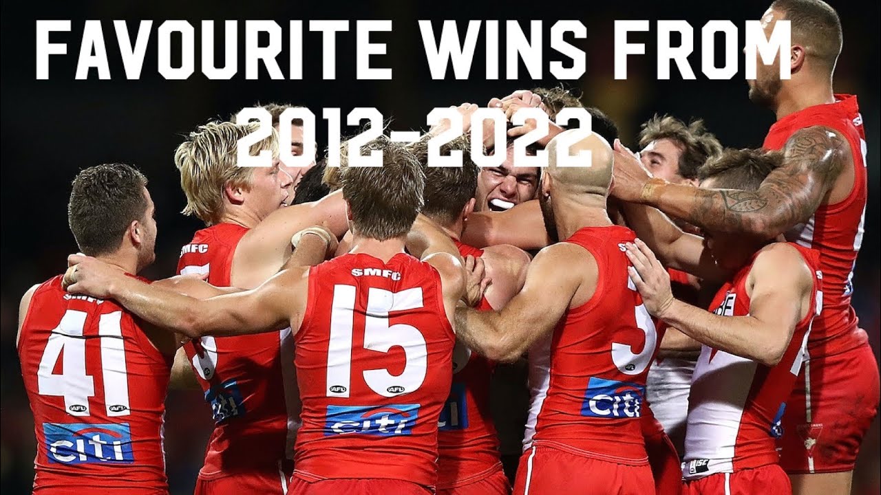 My Favourite Sydney Swans Wins - YouTube