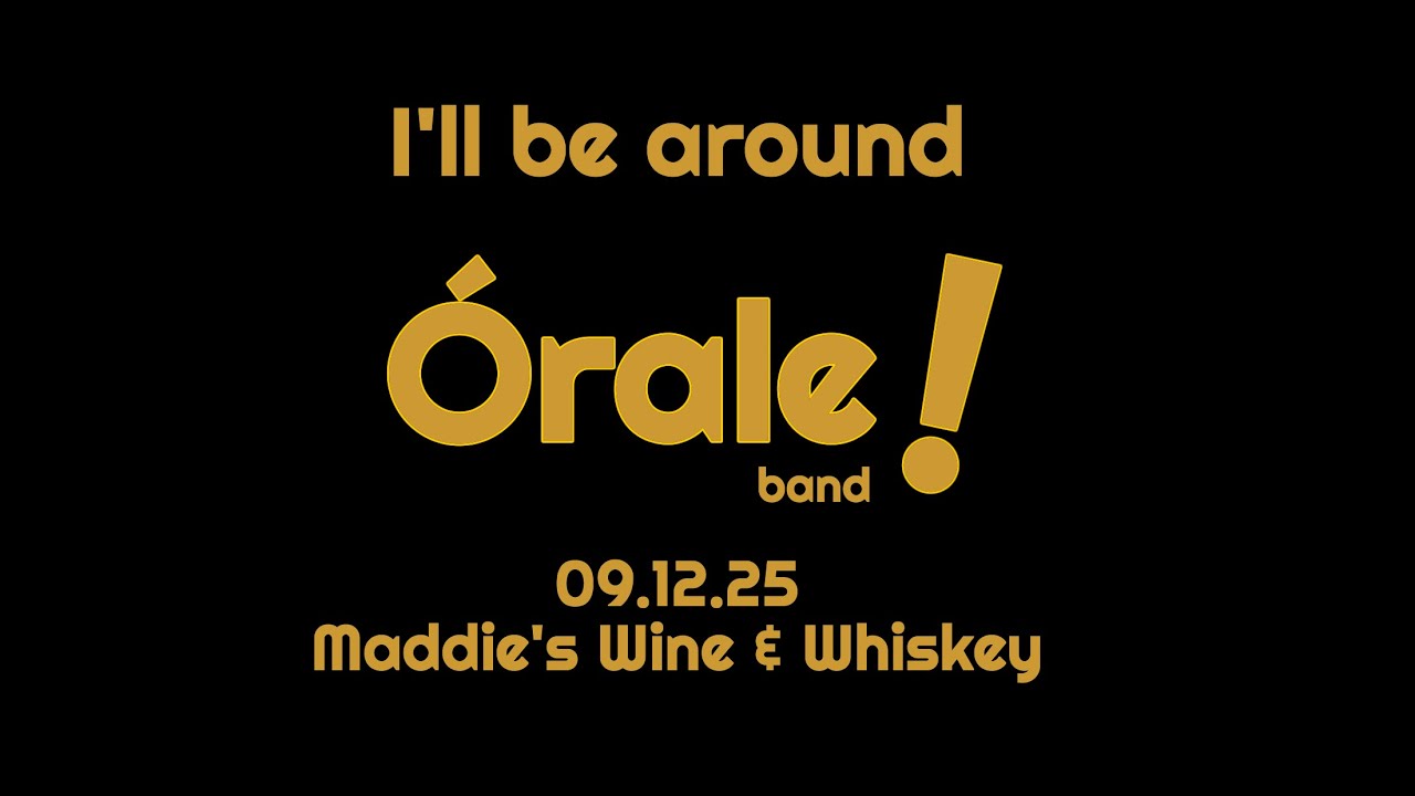 “I’ll Be Around” LIVE Cover by Orale Band | Maddie’s Wine & Whiskey 9 ...