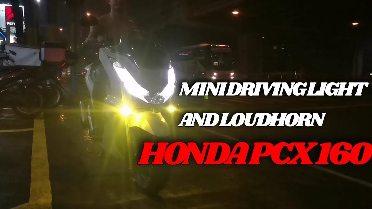 MINI DRIVING AND LOUDHORN PCX 160 - YouTube