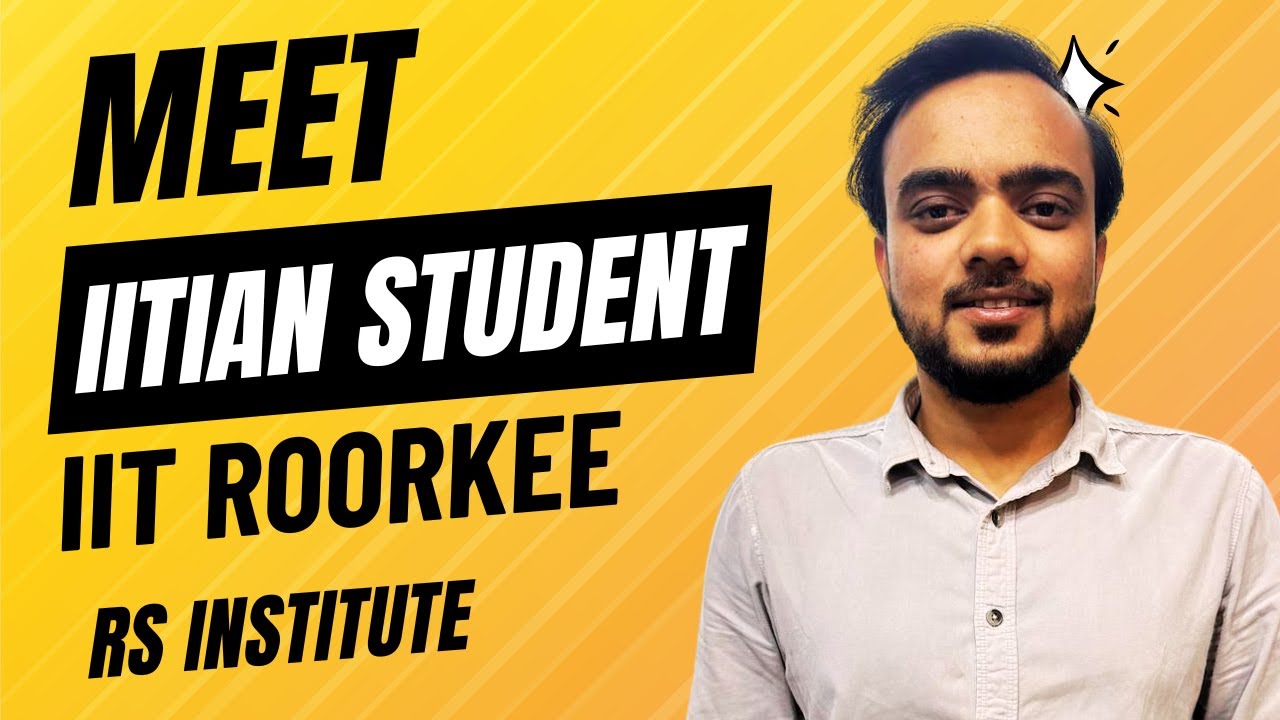 MEET IITIAN SARTHAK GUPTA | RS INSTITUTE KANPUR - YouTube