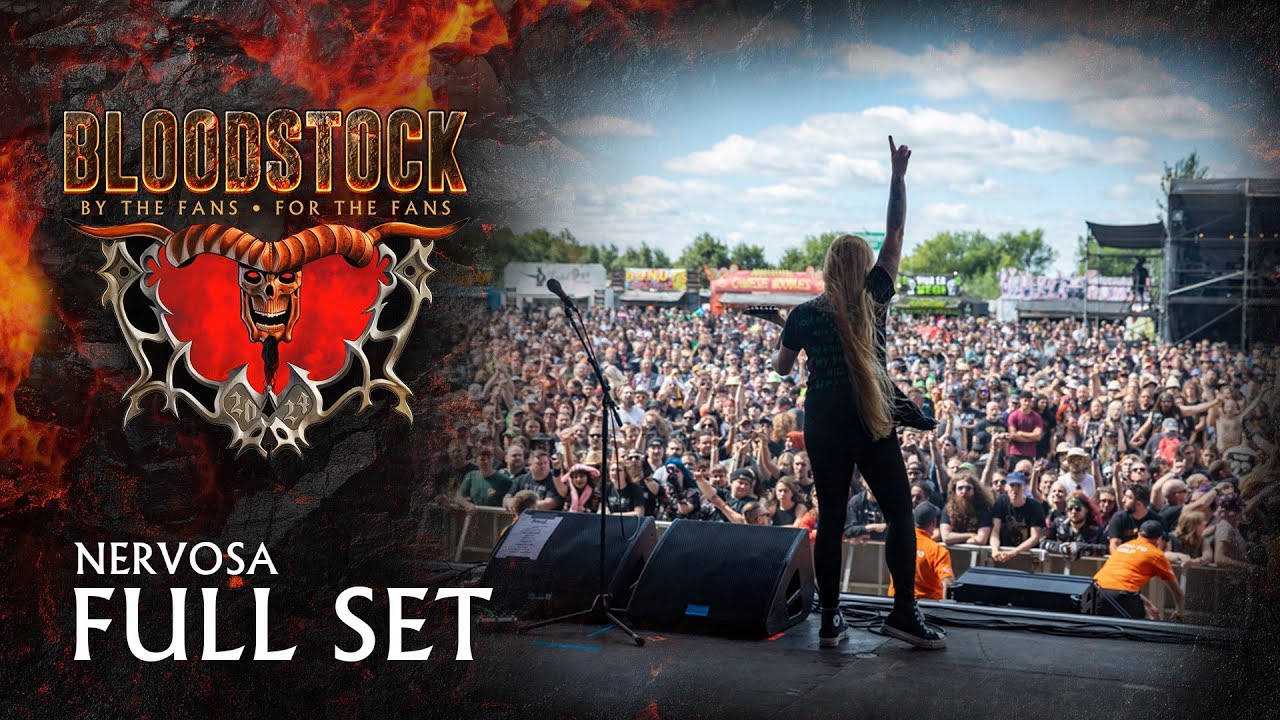 Nervosa's Thrashing Performance at Bloodstock 2024 | Main Stage Full ...