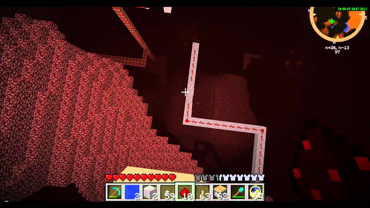 Minecraft: TNT Explosion im Nether - YouTube