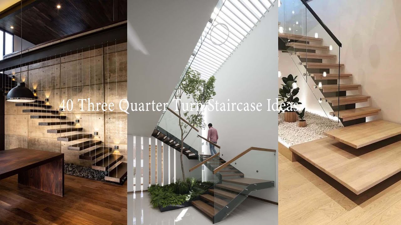 40 Three Quarter Turn Staircase Ideas/advance designer/#trending # ...